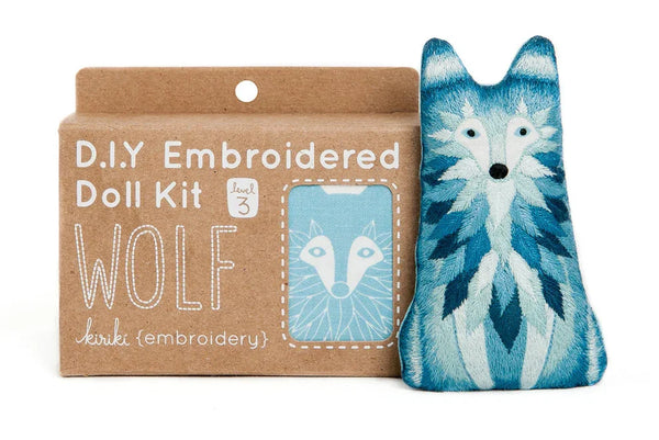 Wolf Embroidery Kit | Meissner Sewing